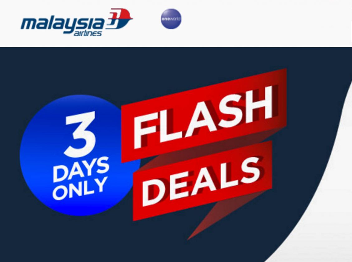 Grab great deals at the MAS 3 day Flash Sale - Economy Traveller