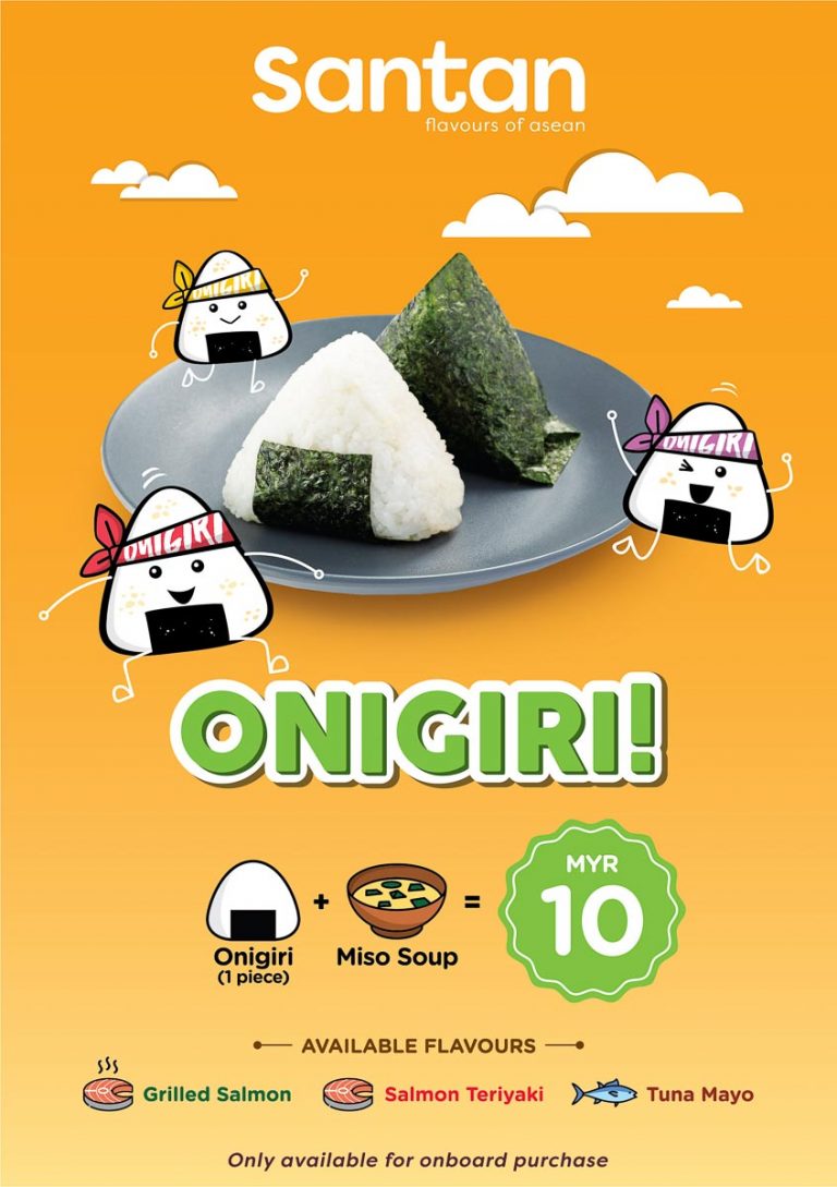 AirAsia adds Japanese Onigiri to their menu - Economy Traveller