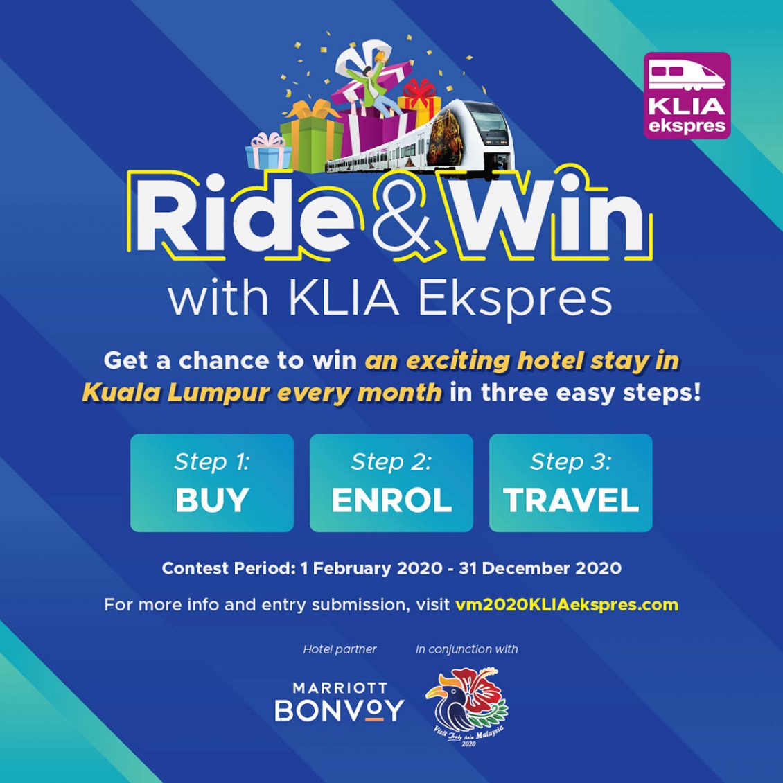 Ride & Win Campaign on KLIA Ekspres - Economy Traveller