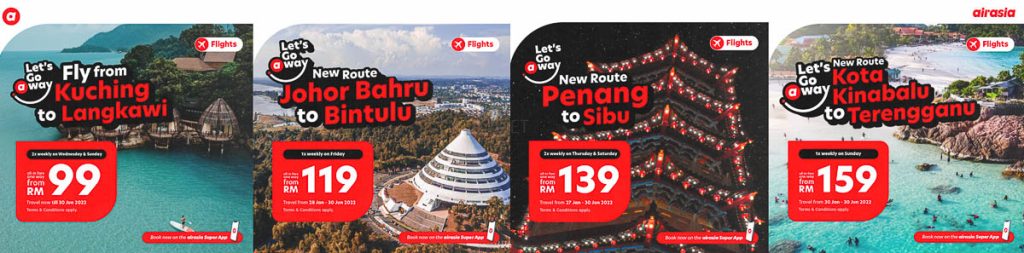 AirAsia adds four new routes - Economy Traveller