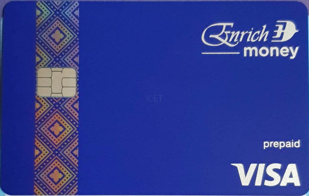 EnrichMoney Visa card: signing up - Economy Traveller